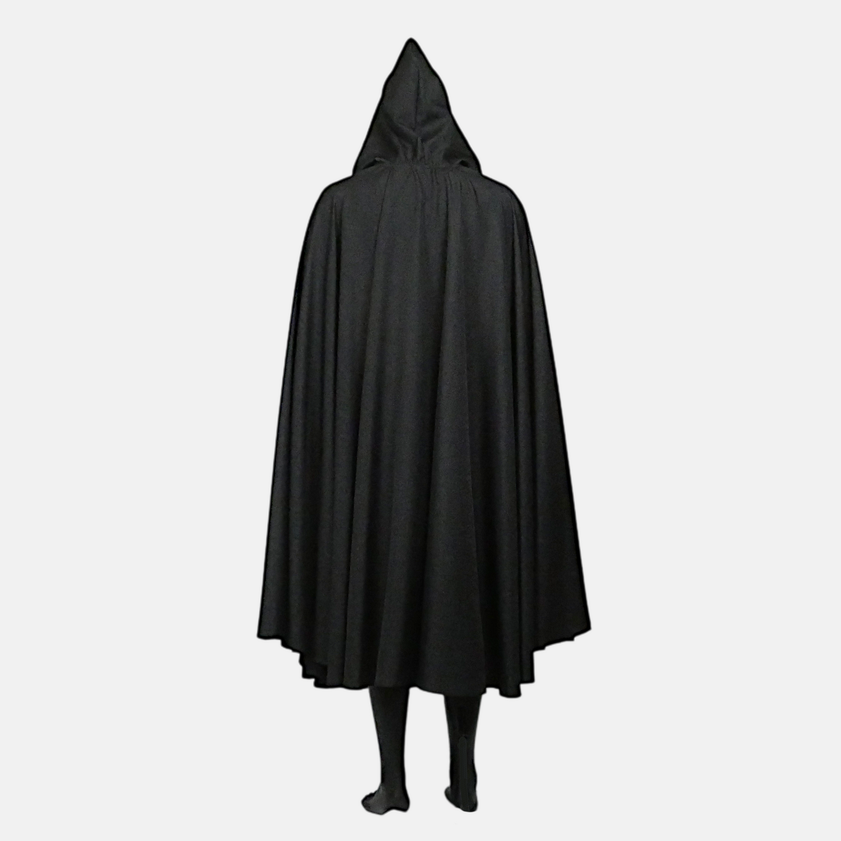 Black Full Circle Cloak with Hood – Gryphon's Moon