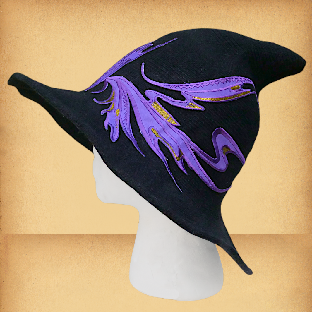 Spider Web Witch Hat in Red – Gryphon's Moon