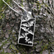 Silver Bat Flight Pendant with Lava Stone – Gryphon's Moon